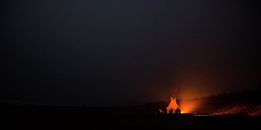 Bastendorff Full Moon Bonfire Photograph by Angus Hooper Iii - Pixels