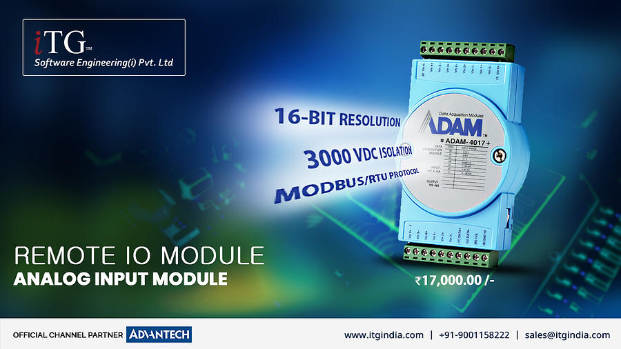 8-ch Analog Input Module with Modbus Photograph by iTG India - Fine Art ...
