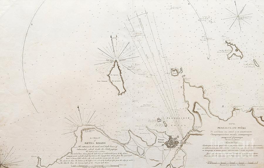 A Chart of Revel Roads Painting by Celestial Images