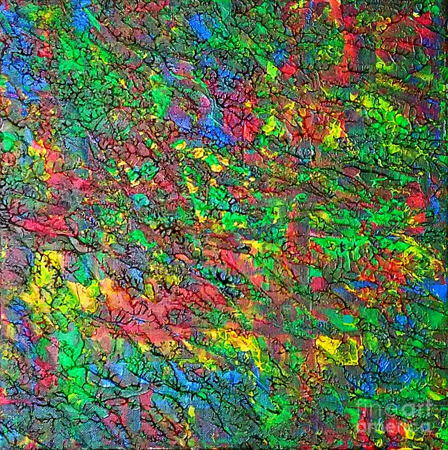 A Colorful Mind Painting by Melanie Lyn - Fine Art America
