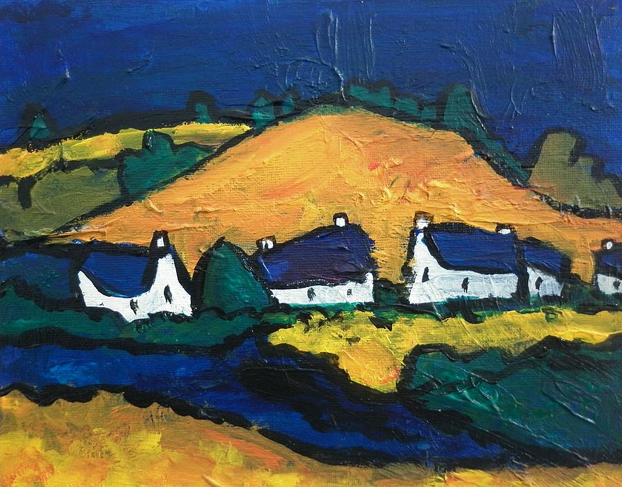 A Devon Hill Painting by Simon Bramble - Fine Art America