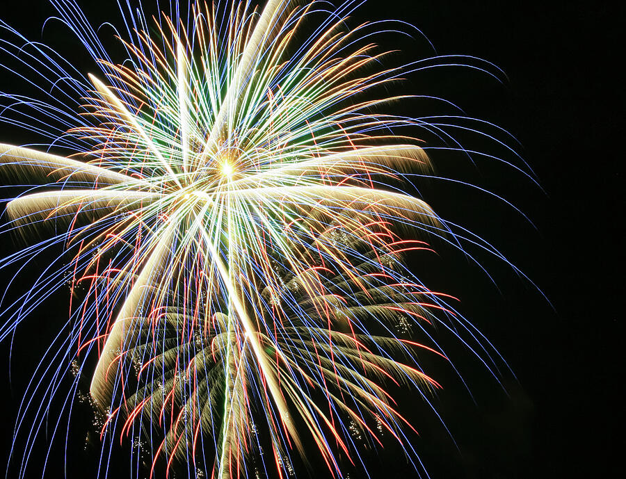 A Night Sky Full of Exploding Fireworks Photograph by Derrick Neill ...