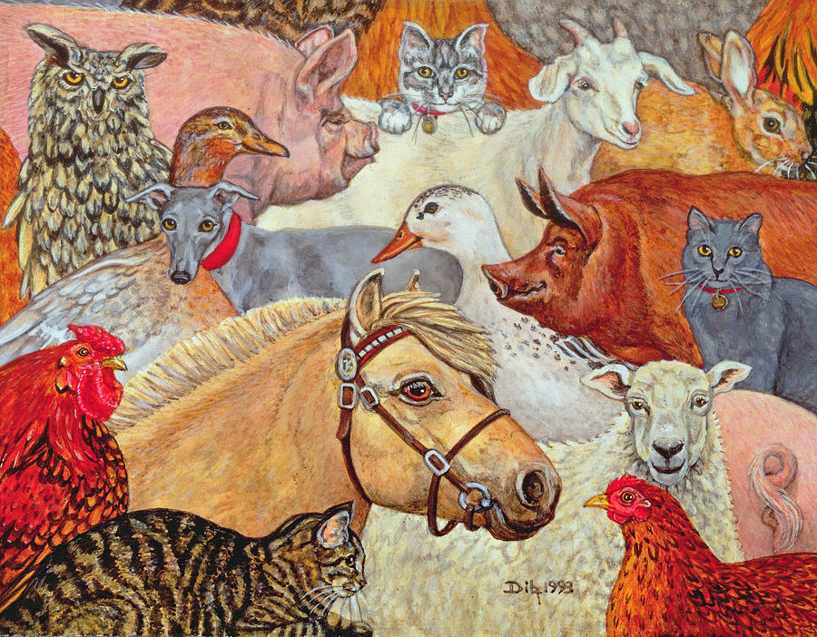 A Patchwork for Laura Painting by Ditz - Fine Art America