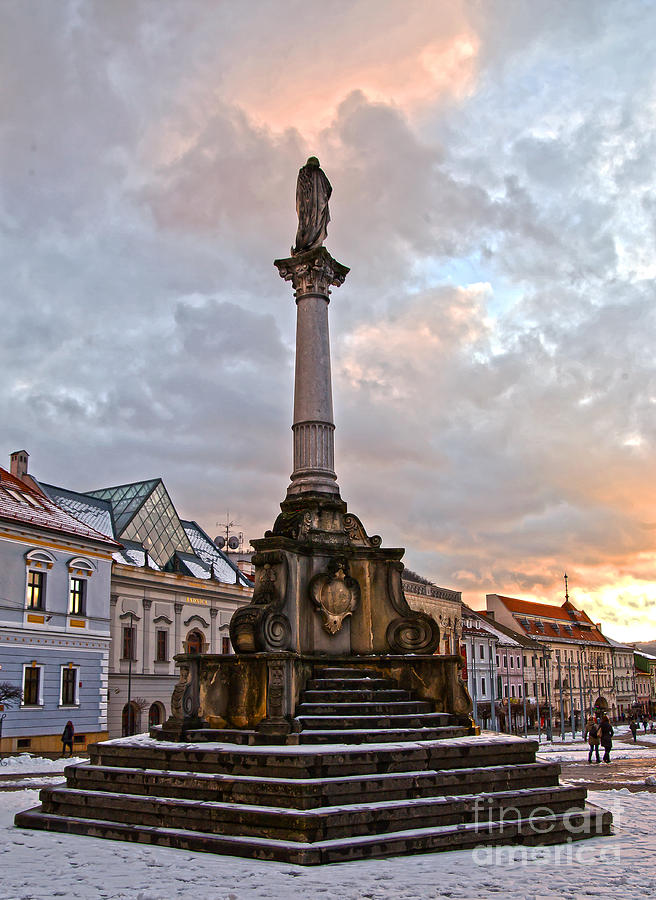 A plague column in Banska Bystrica 2 v2 Photograph by Alex Art Ireland | Pixels