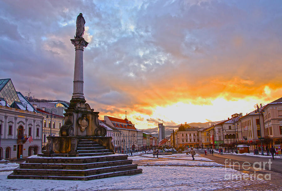 A plague column in Banska Bystrica 3 v2 Photograph by Alex Art Ireland - Fine Art America