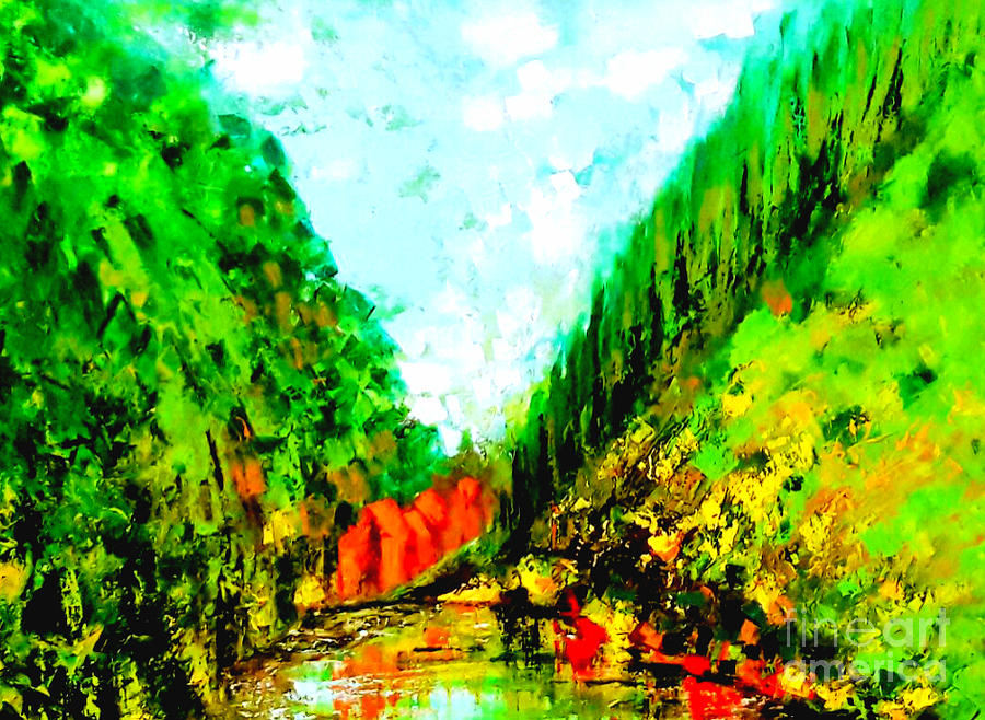 A Village Scene Painting by Ramashankar Mishra - Pixels A Village Scene Painting by Ramashankar Mishra - Pixels