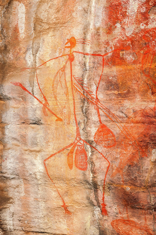 Aboriginal Rock Art -Ubirr Rock, Australia Photograph by Daniela Constantinescu - Pixels