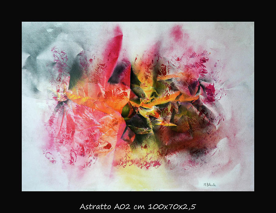 Abstract A02 Painting by Maria Basile - Fine Art America