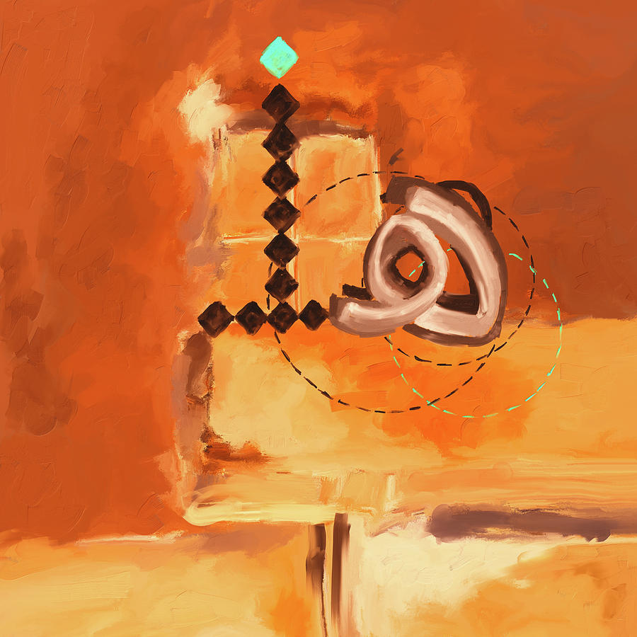 Abstract Calligraphy 33 332 4 Painting by Mawra Tahreem - Fine Art America