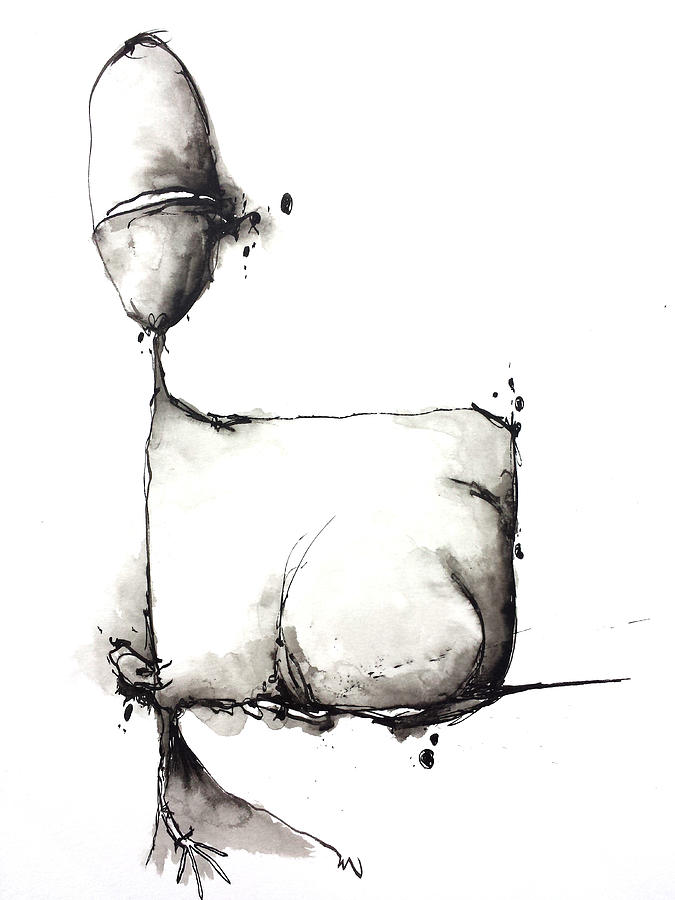 Abstract Character Painting by Nick Watts - Pixels