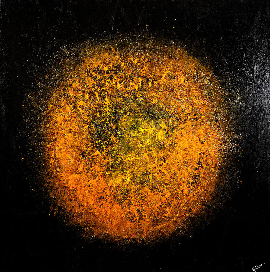 Abstract Sun Painting by Alex Alexander - Fine Art America