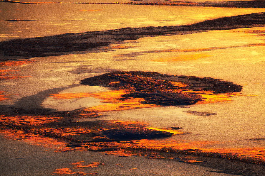 Acrylic Painted Lake #4 Photograph by Irwin Barrett - Fine Art America