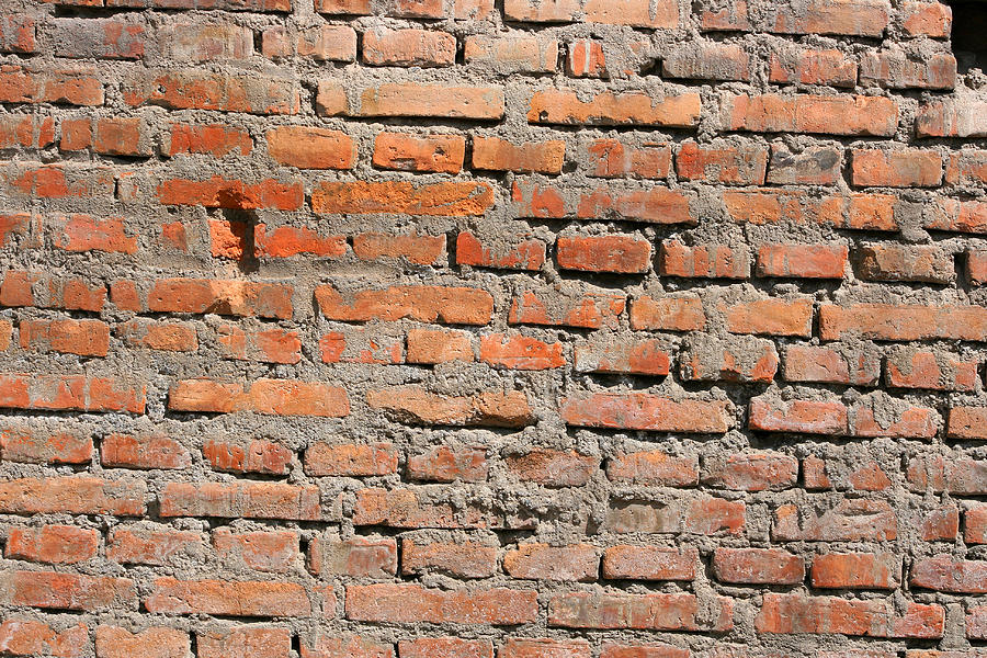 Adobe Brick Wall Photograph by Robert Hamm - Fine Art America