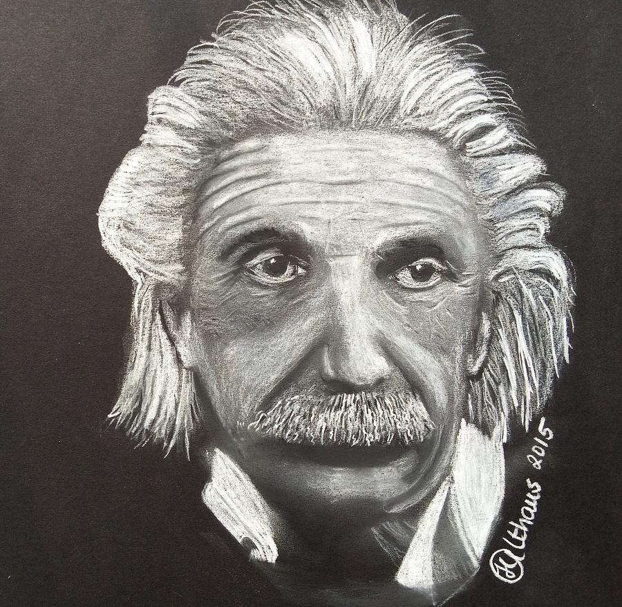 Albert Einstein Drawing By Heike Althaus Fine Art America