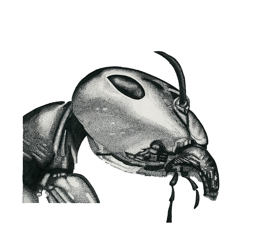 Alien Ant Painting by Radical Ant - Fine Art America