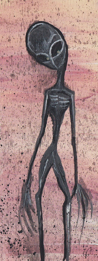 Alien Painting by Macabre Creations - Pixels