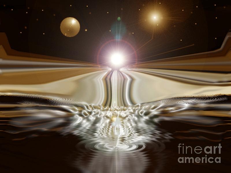 Alien place Digital Art by Aline Pottier Gama Duarte - Fine Art America