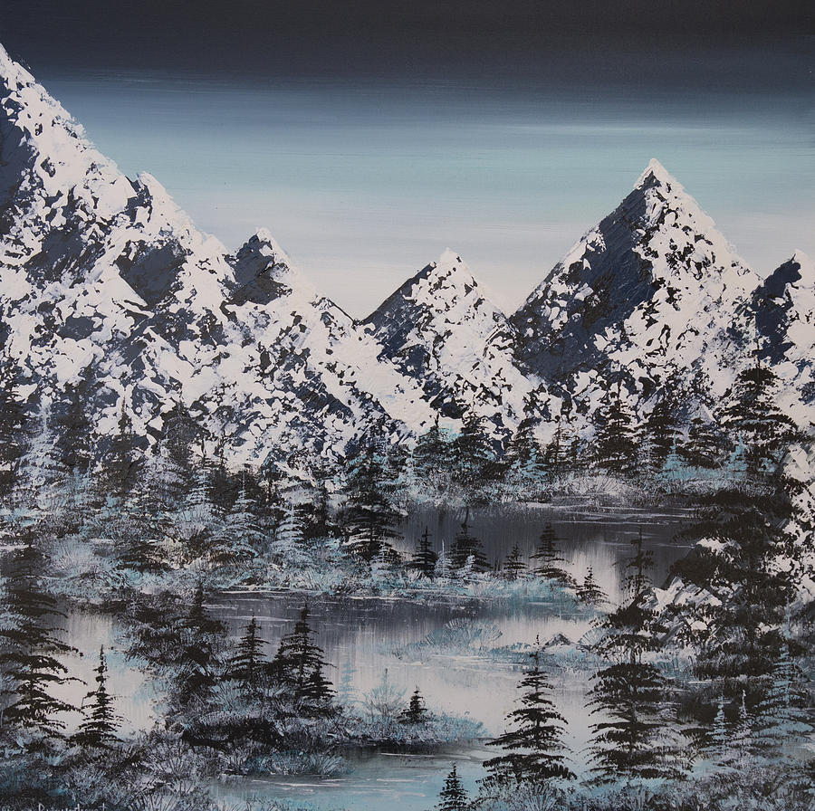 Alpine Peaks Painting by Irina Rumyantseva - Fine Art America