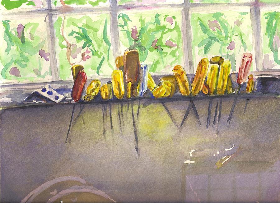 Al's Tools Painting by Colleen Birch - Fine Art America