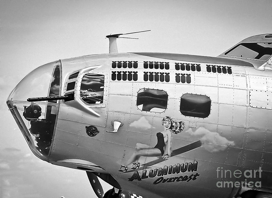Aluminum Overcast - B-17 Photograph by Ricky L Jones - Pixels