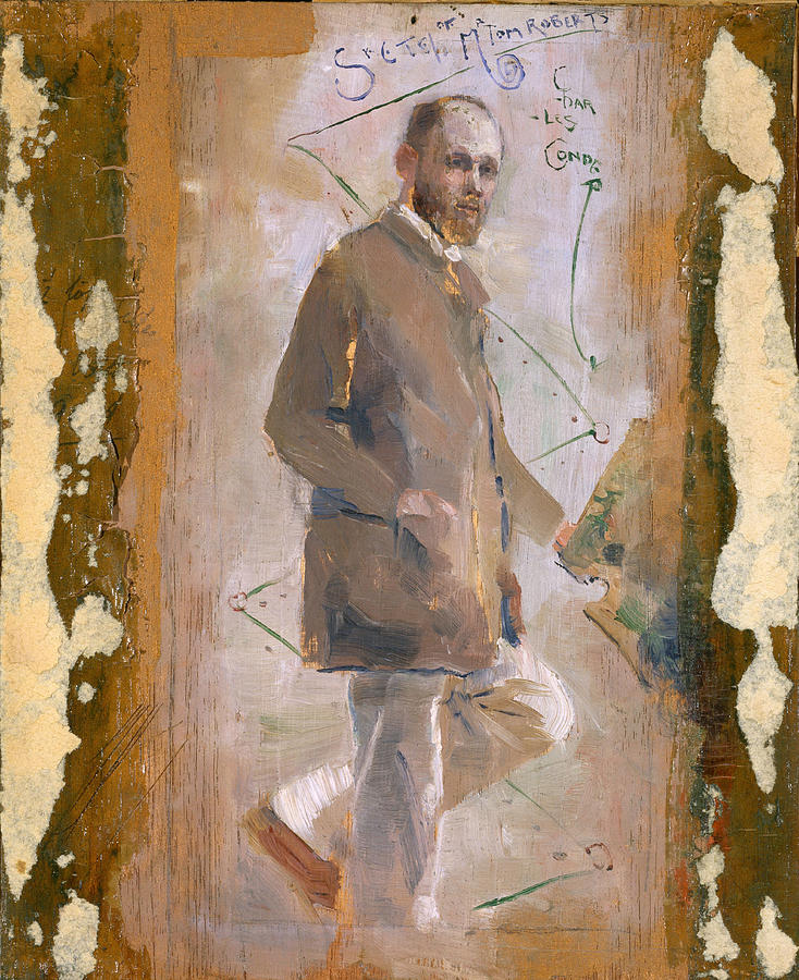 An Impressionist. Tom Roberts Painting by Charles Conder - Pixels