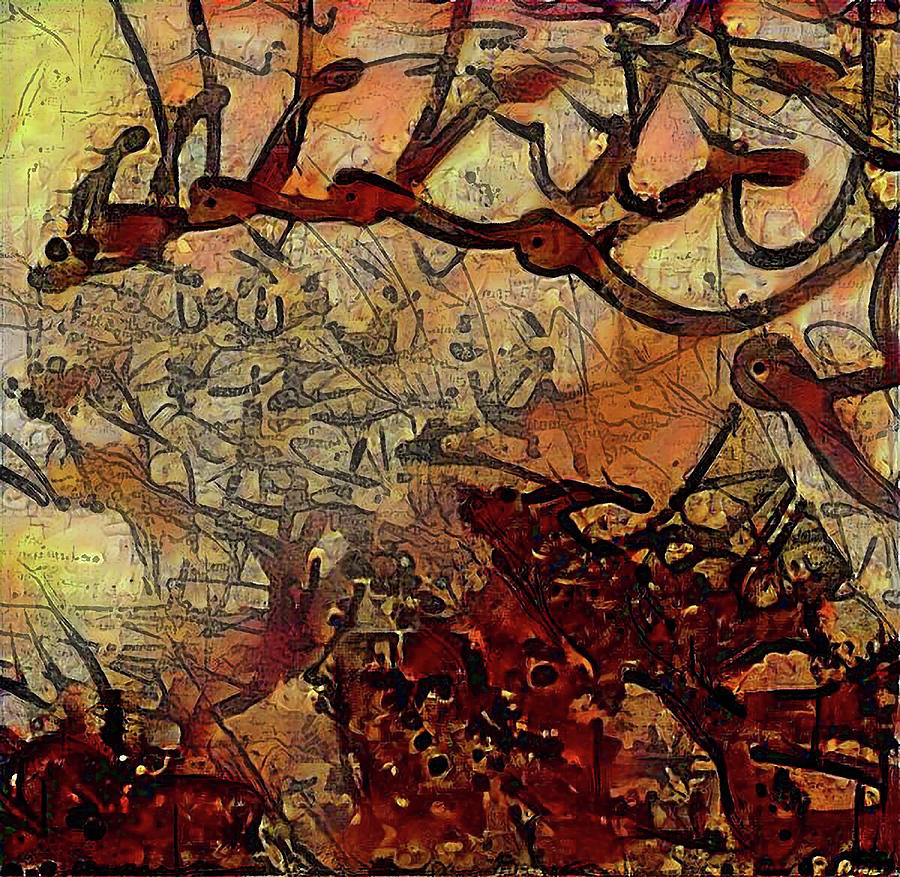 Annotated map Painting by Philip Openshaw - Pixels