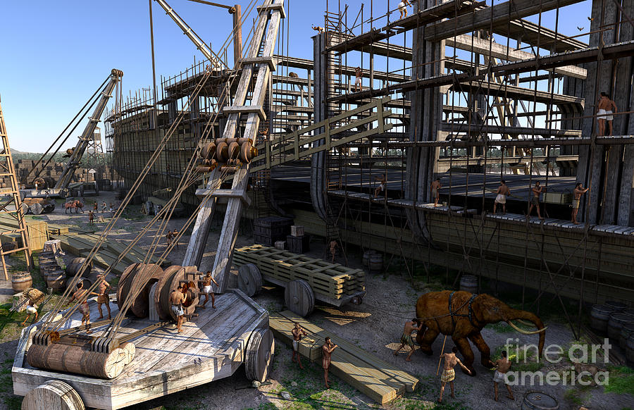 Ark Construction Digital Art by Eric Bouchoc - Fine Art America