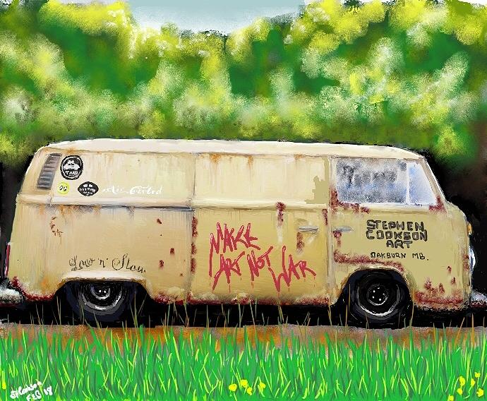 Artists Van Digital Art by Stephen Cookson | Fine Art America