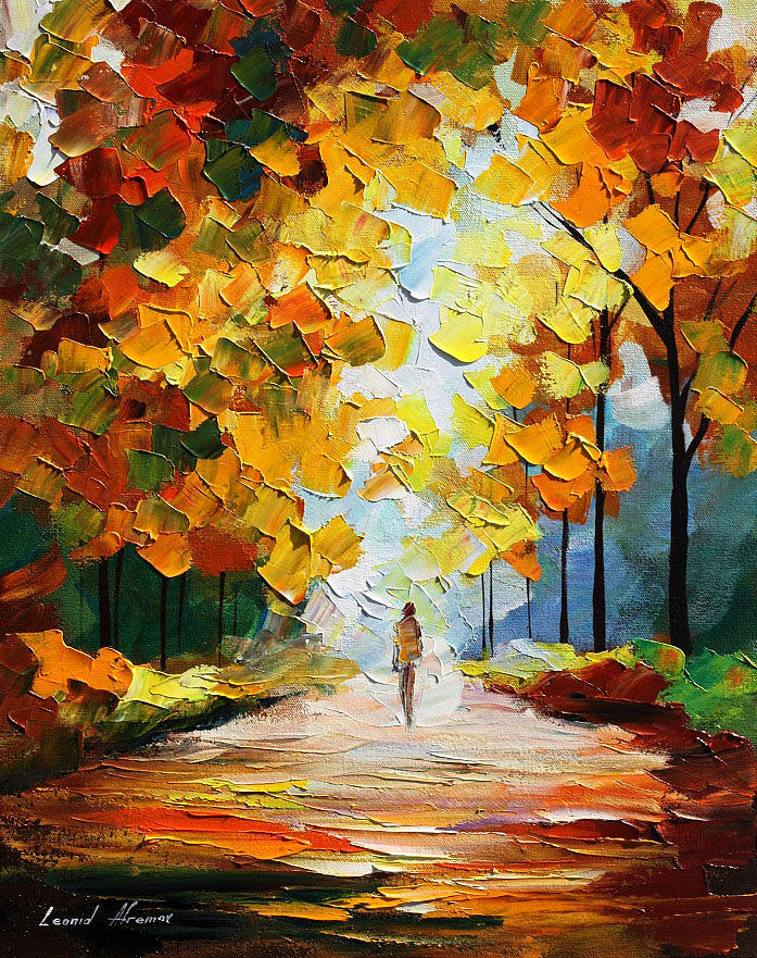 Autumn Mood Painting by Leonid Afremov | Pixels