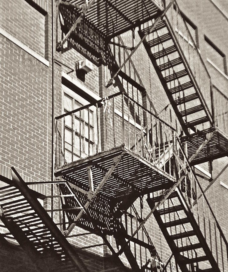 Back Stairs Photograph by Wayne Marsh | Fine Art America