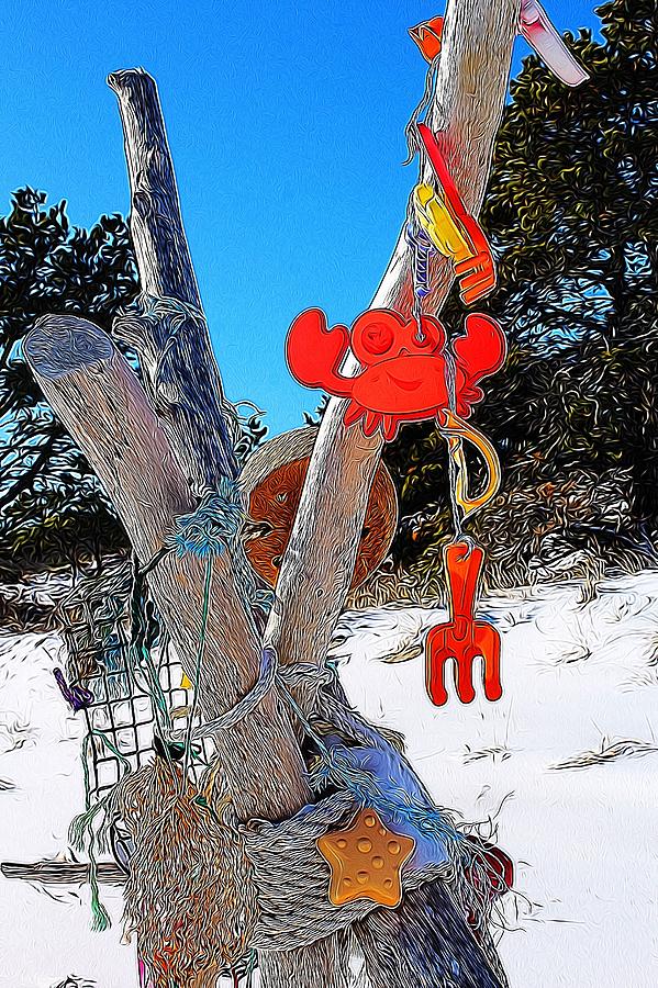 Beach Still Life Photograph by Modern Art - Fine Art America