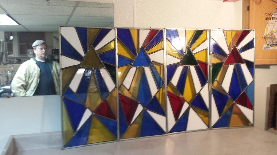 Beacon Stain Glass Windows Glass Art by Patrick Dee Rankin - Fine Art ...