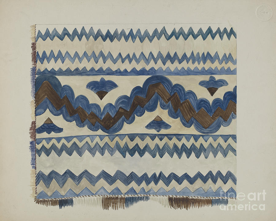 Bedspread Drawing by E. Boyd - Fine Art America