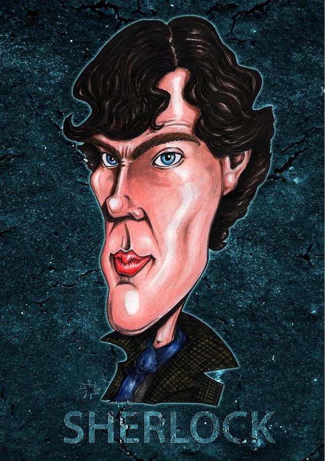Benedict Cumberbatch as Sherlock Drawing by Ivan Sabolic | Fine Art America