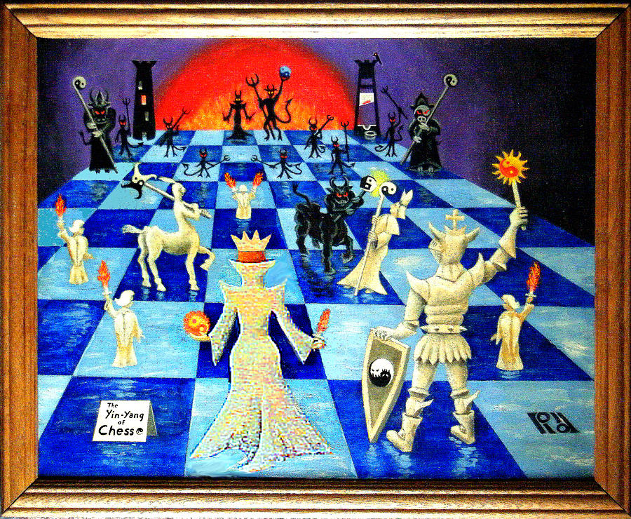 Best CHESS Painting by Hank Roll - Fine Art America