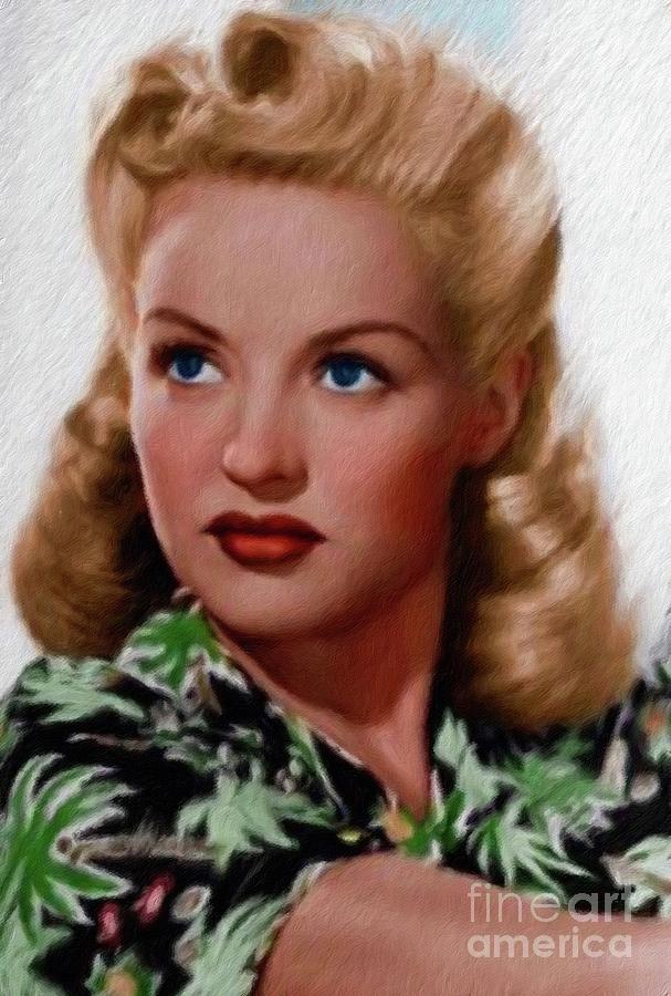 Betty Grable, Actress and Pinup Painting by Esoterica Art Agency