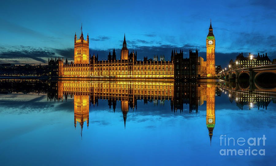 Big Ben Houses of Parliament Westminster Bridge London England UK ...