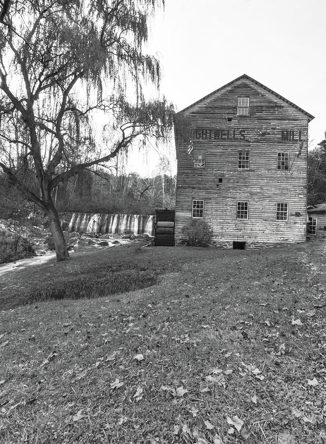 Black and White Brightwell Mill Photograph by Norma Brandsberg - Pixels