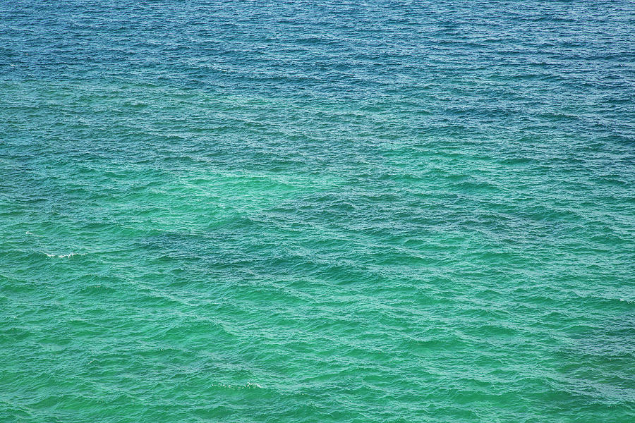 Blue Green Watery Background Photograph by Wallace Bridges - Pixels