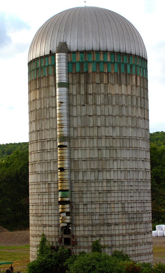 Blue Silo Photograph by Donald Crosby - Fine Art America