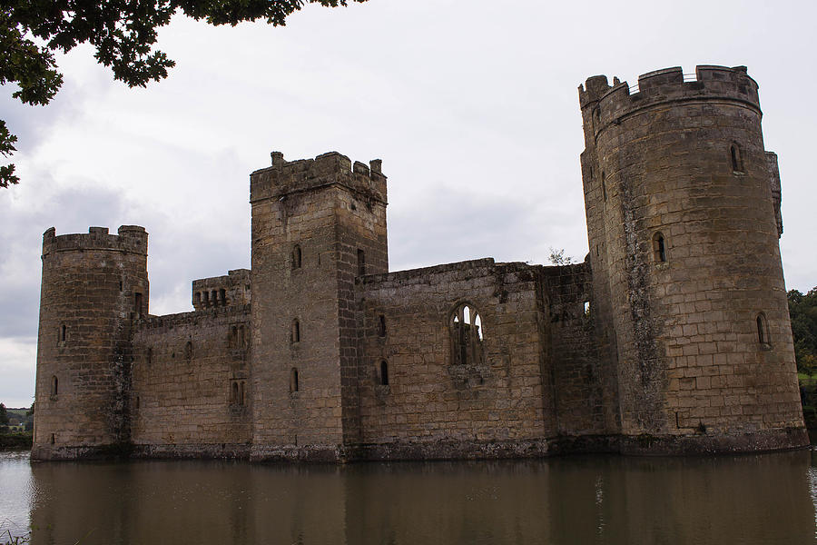 Bodiam Castle Side Angle Photograph by Adrian Soper