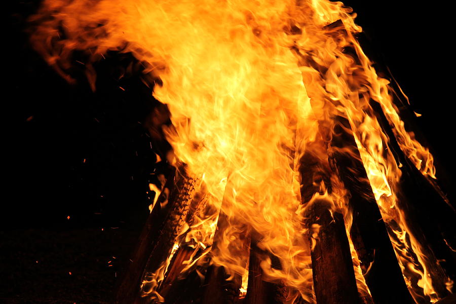Bon Fire Photograph by Megan Greenfeld - Fine Art America