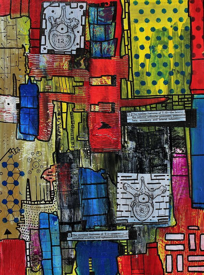 Bone Dot Painting by Daniel Rustad - Fine Art America