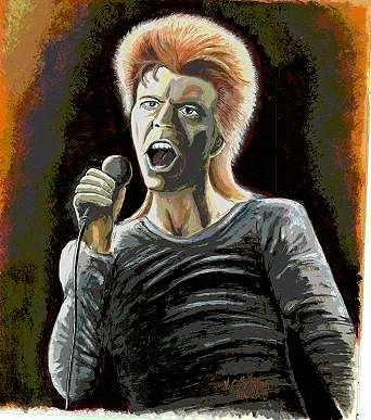 Bowie Painting by Michael Schemm - Fine Art America