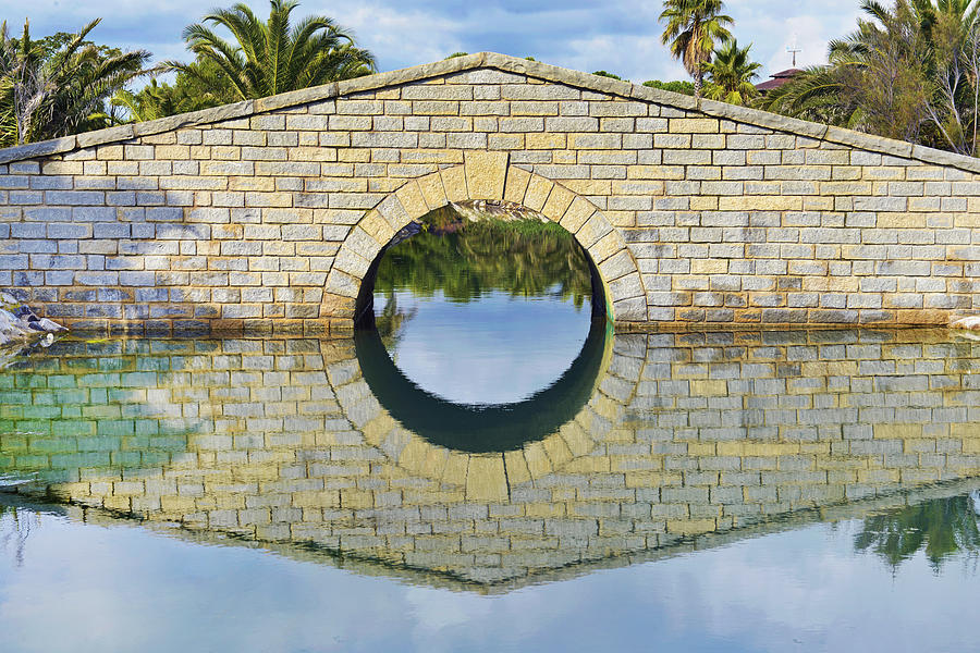 Bridge reflection. Photograph by Adriano Bussi | Pixels
