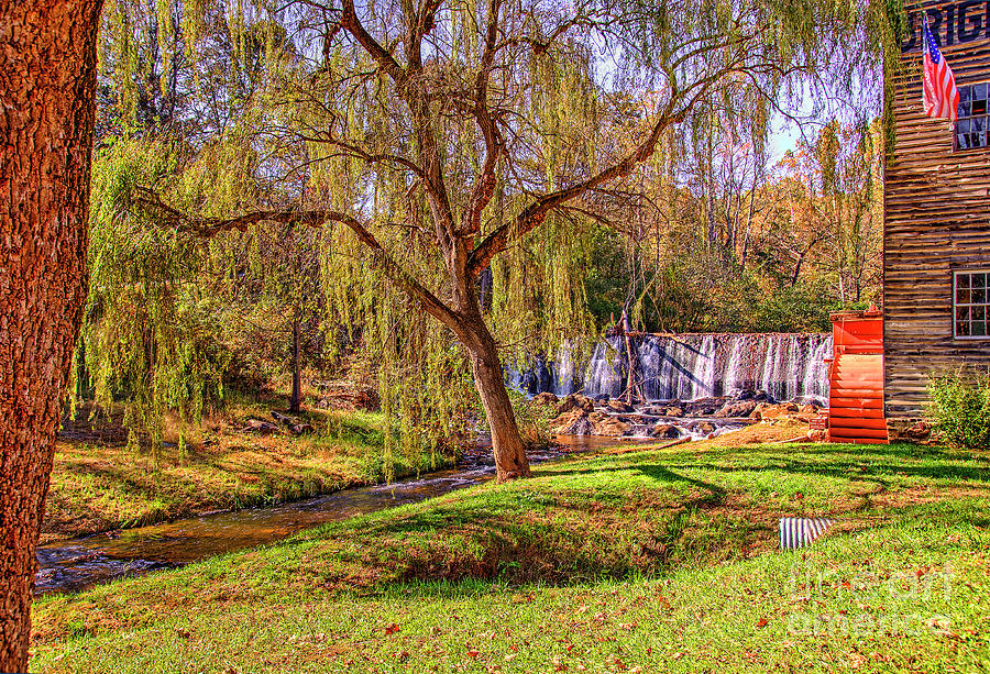 Brightwell's Mill and Dam 2146 Photograph by Doug Berry - Fine Art America