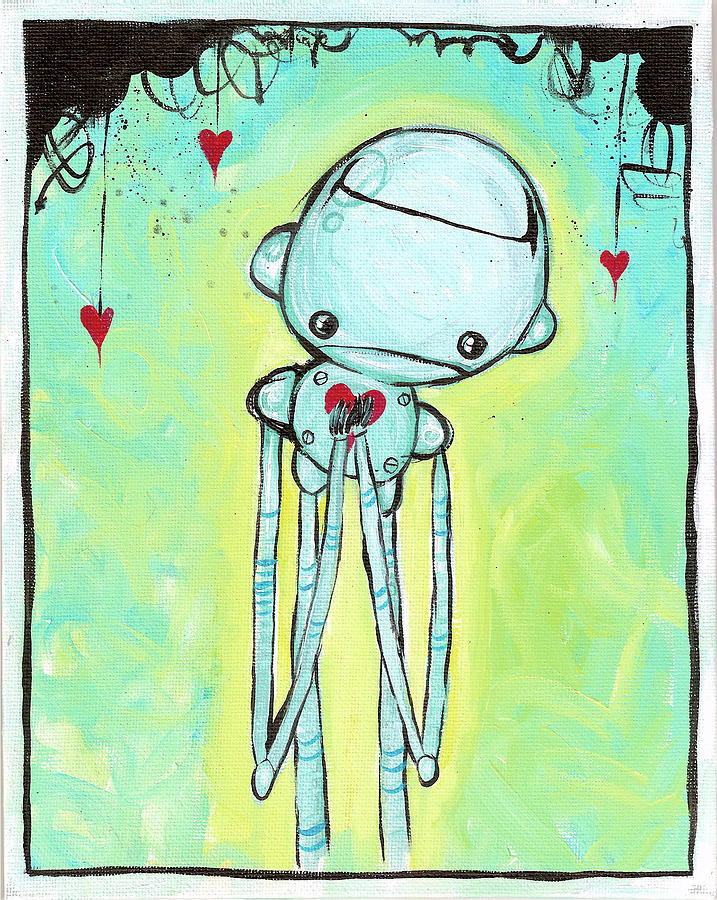 Broken Hearted Robot Digital Art by Lynette May | Fine Art America