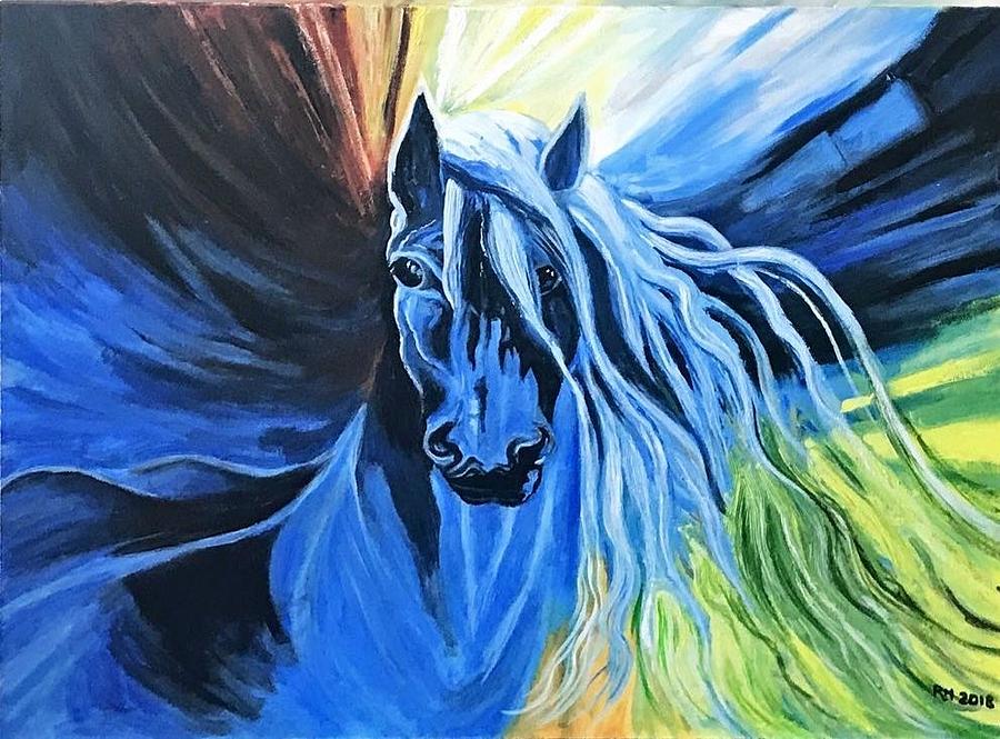 Bucephalus Painting by Ramesh Mahalingam - Pixels