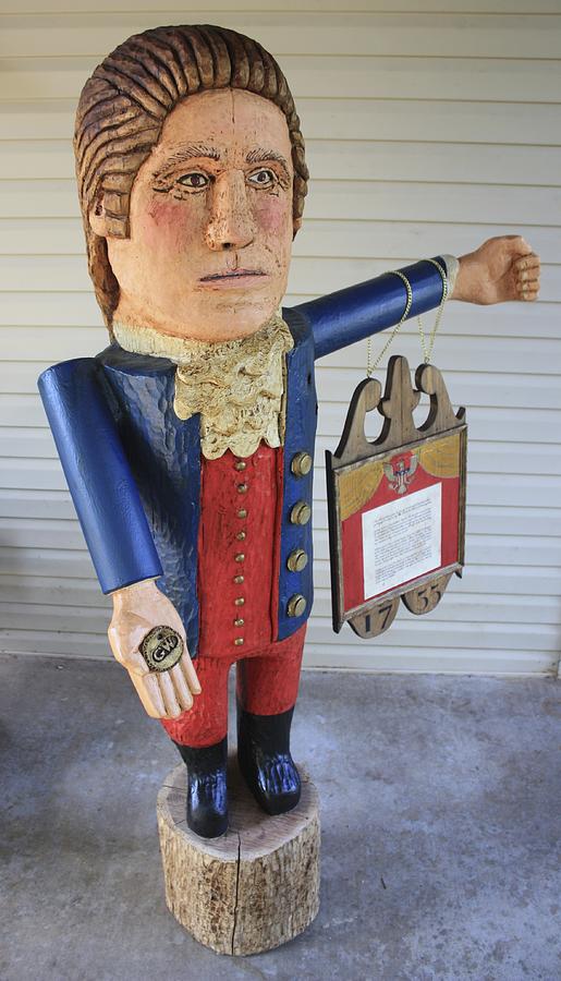 Bullet Proof George Washington Sculpture by James Neill