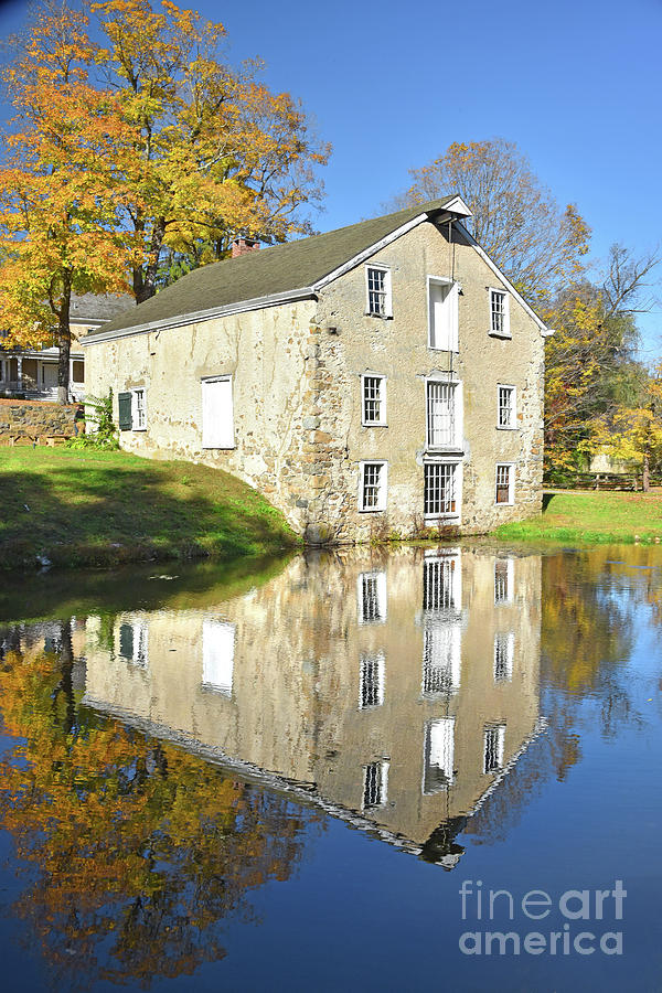 Canal Store And Reflections In Fall Photograph By Regina Geoghan Fine